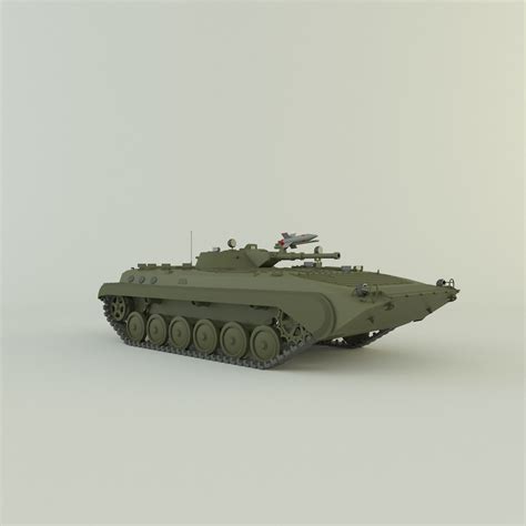 Soviet Tracked Infantry Fighting Vehicle Bmp 1 3d Model Cgtrader