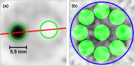 A Spect Cross Section Of The Phantoms Contrast Region With Green Download Scientific