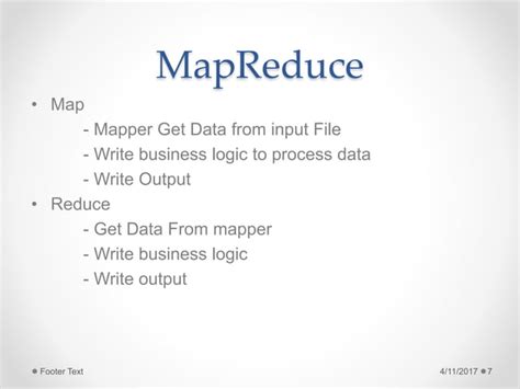 Mapreduce Tutorial Ppt