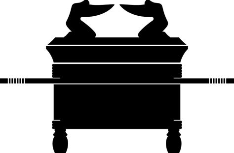 Group Of Levi Carrying Ark The Covenant Cartoon Vector Image