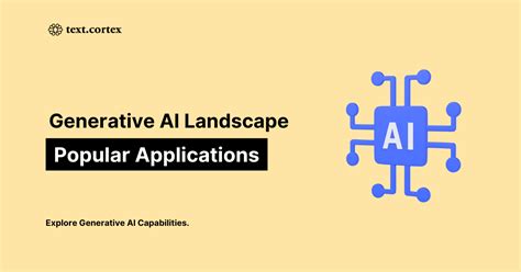 Paysage génératif AI Applications