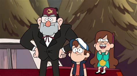 Image S1e14 Stan Dipper And Mabel Watch Manly Dan Wrestle A Bear