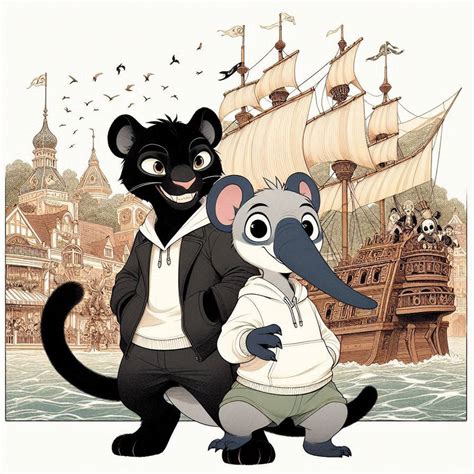 Kibi And Tao Visiting Disneyworld By Mjan2305 On Deviantart