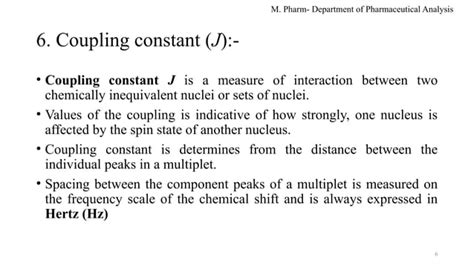 Spin Spin Coupling And Coupling Constantpptx