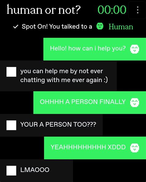 Pretending To Be A Bot R Humanornot