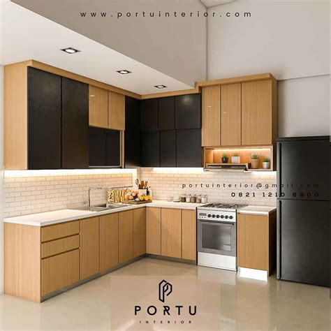 Kitchen Set Hpl Portu Interior