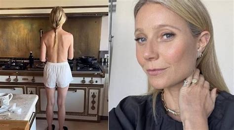 아찔 뒤태” 기네스 팰트로 상의 벗고 아침 준비뭐 먹길래