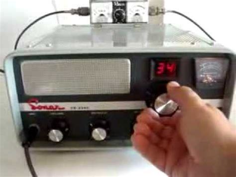 Vintage Sonar Tube CB Radio Model FS Channel YouTube