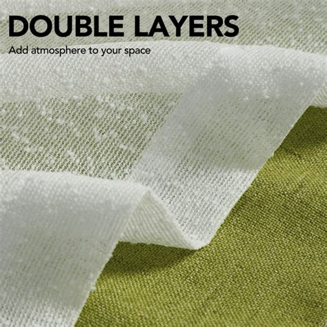 Ebern Designs Double Layer Valance Rustic Overlay Rod Pocket Window