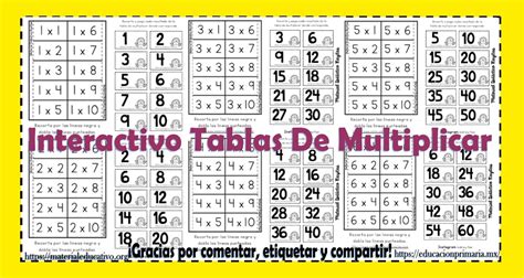 Tablas Multiplicar Interactivas At Peggy Bradley Blog