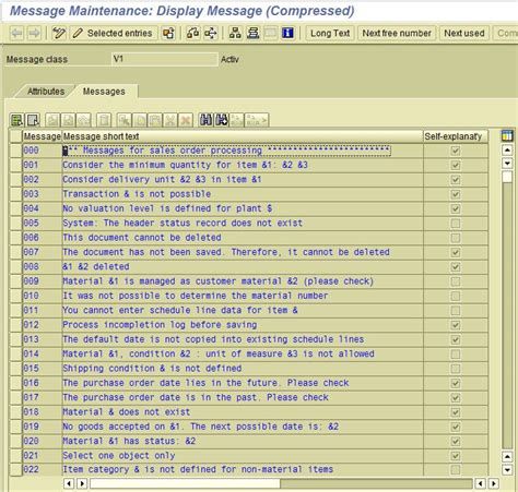 Danlion Sap Transaction Code Se91 Message Maintenance