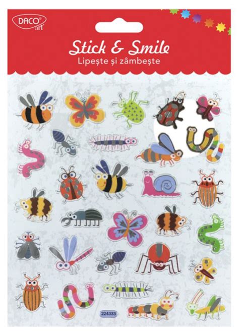 Stickere Stick And Smile Insects Daco