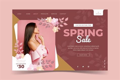Plantilla De Venta De Primavera De Redes Sociales Vector Gratis