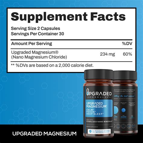 Upgraded Magnesium Clinically Shown To Greatly Improve Both Rem And D Upgraded Formulas®