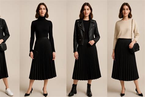 15 Black Pleated Skirt Outfit The Ultimate Styling Guide