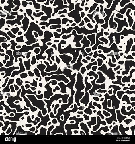 Noise Grunge Abstract Texture Vector Seamless Black And White Pattern