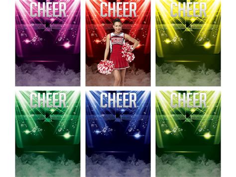 Cheer Backgrounds Photoshop Digital Downloads Sport Posters