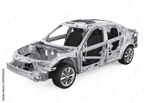 Unibody Car Chassis Frame Isolated Stock Illustration Adobe Stock