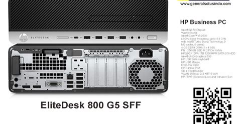Hp Elitedesk Series General Solusindo
