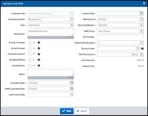 Add RMR To A Work Order Managely Knowledge Base