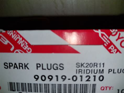Свеча зажигания iridium 90919-01210, 90919-01178, 90080-91180, camry ...