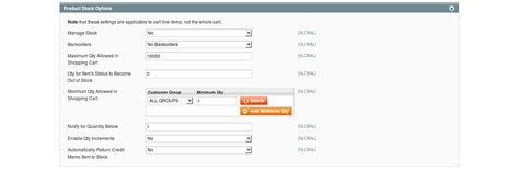 magento minimum qty allowed in shopping cart stack overflow