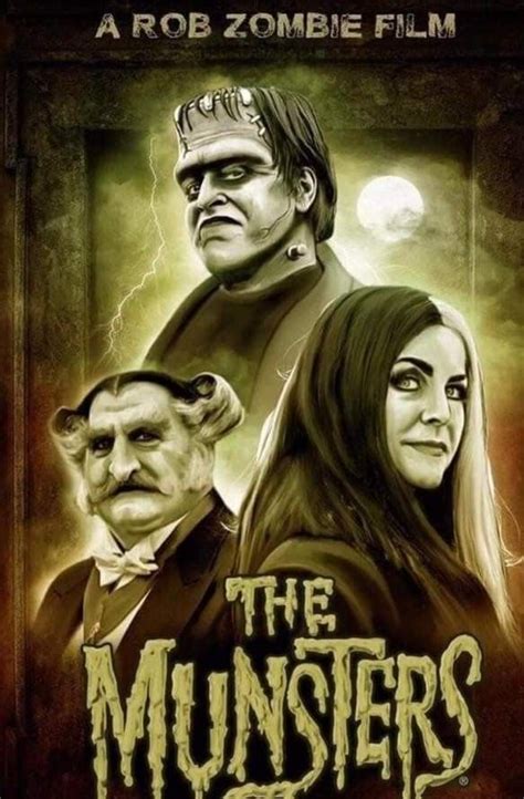 Pin By Jacqueline Renee On Movies And Tv Rob Zombie Film The Munsters Movie Poster Art