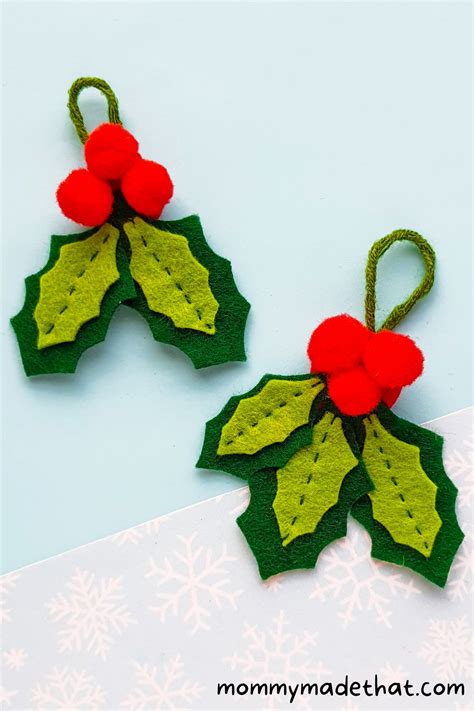 Vintage Christmas Felt Ornament Patterns Easy Felt Christmas Ornaments