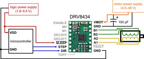 Pololu Drv8434 Stepper Motor Driver Carrier