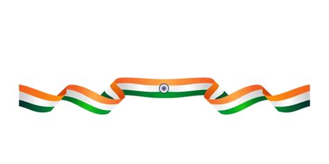 Waving Ribbon Flag Of India Vector Indian Flag Indian Flag Ribbon Indian Independence Png And