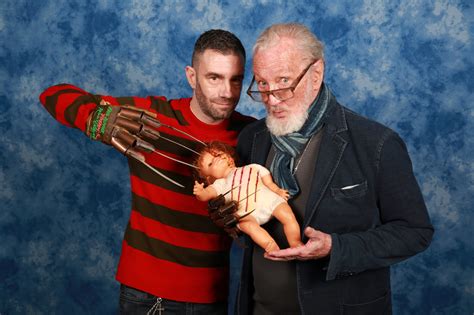 With Nancy Doll Robert Englund