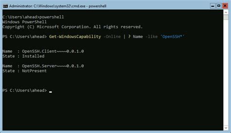 Openssh For Powershell Falling Through The Clouds