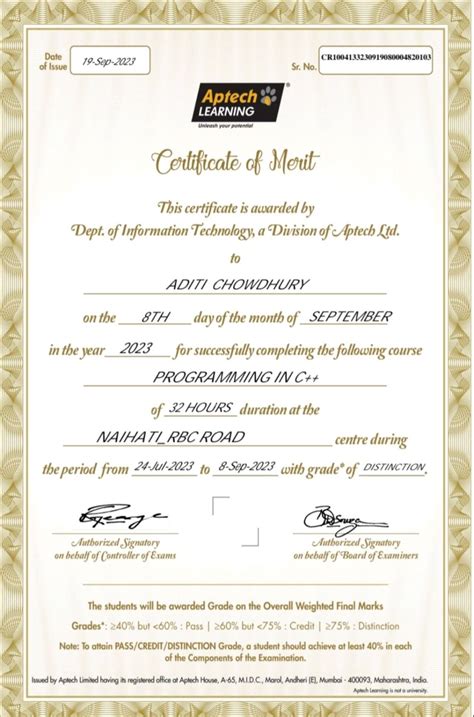aditi chowdhury on linkedin i successfully complete programming