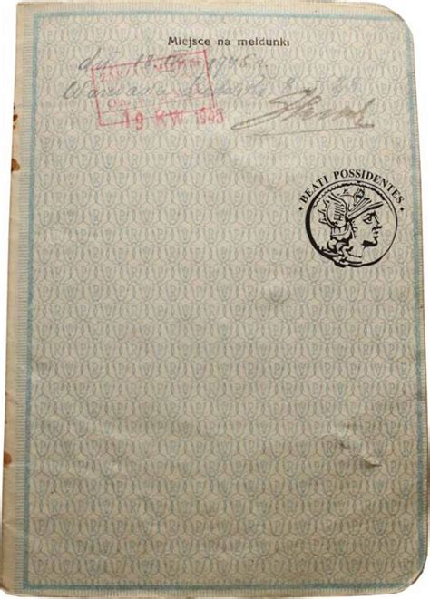 Polska II RP Dowód Osobisty wydany 1927 roku archiwum niemczyk pl