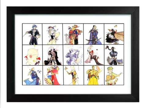 Final Fantasy Vi Poster Ff6 Characters Multiple Sizes Etsy