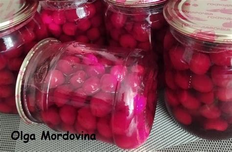Вишні у своєму соку - смачні і тверденькі. Економний рецепт - Simya ...