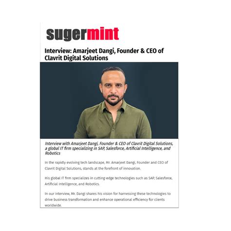 Clavrit On Linkedin Technology Innovation Digitaltransformation Ai