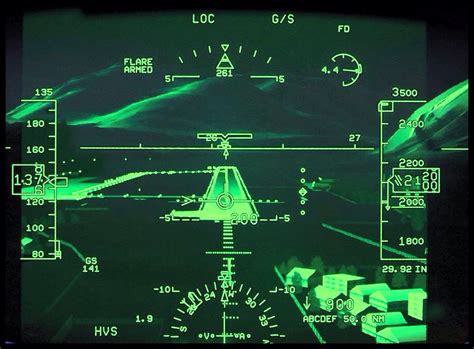 Fighter Jet Cockpit Hud