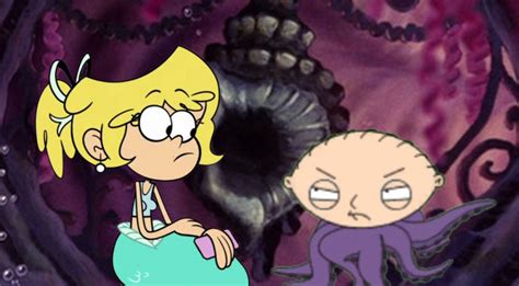 Mermaid Lori Meets Octopus Stewie By Jakeyfrollogothel On Deviantart