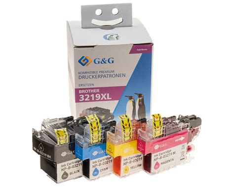 Compatible G G Brother LC3219XL V3 Multipack DE 4 Cartuchos De Tinta