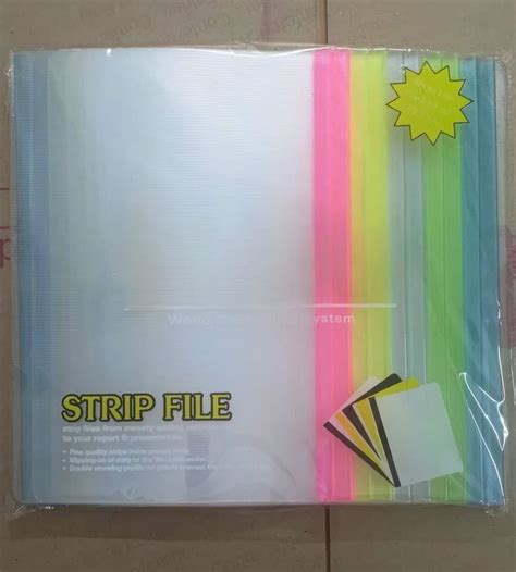 Plastic White Strip File Folder For Office A4 At ₹ 4 5 Piece In New