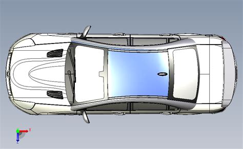 轿跑车型模型CATIA及stp格式 STEP 模型图纸下载 懒石网