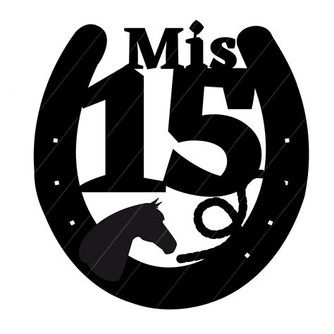 Mis 15 Cake Topper Svg And Png Embellishments Etsy