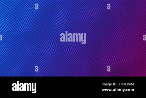 Abstract Gradient Neon Background With Wave Animation Texture Seamless Loop Stock Video