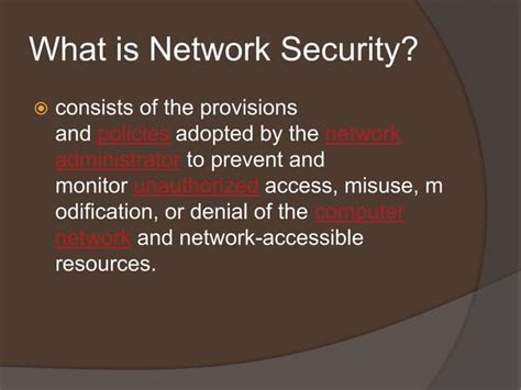 Introduction To Network Security Pptx