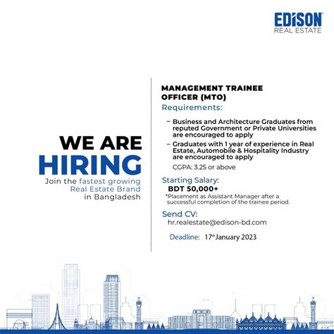 Atikur Rahman On Linkedin Talent Centric Limited Is Hiring For A Renowned Real Estate