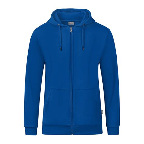 Jako Organic Kapuzenjacke Blau F400 Blau