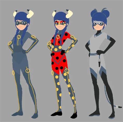 Bunnix Miraculous Redesign Bug Noir Redesign Cat Noir Redesign Costumes