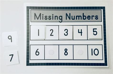 Numbers 1 10 Game Learning Game Kindergarten Game Preschool Etsy Australia