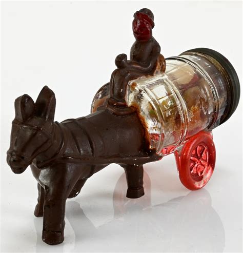 At Auction Victory Glass Vintage Victory Glass Mule Pulling Water